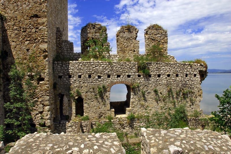 Details of Golubac Fortress in Serbia Stock Photo - Image of ancient ...