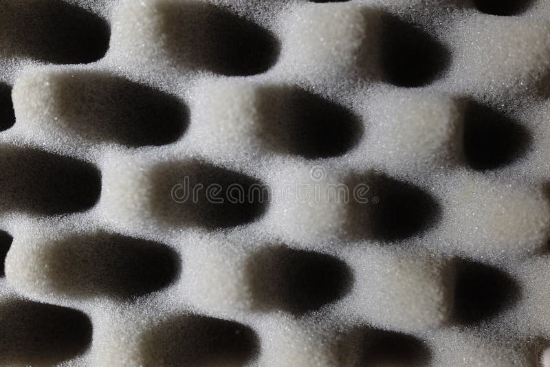 Details of Gray Sponge for Packaging Stock Photo - Image of pyramid ...
