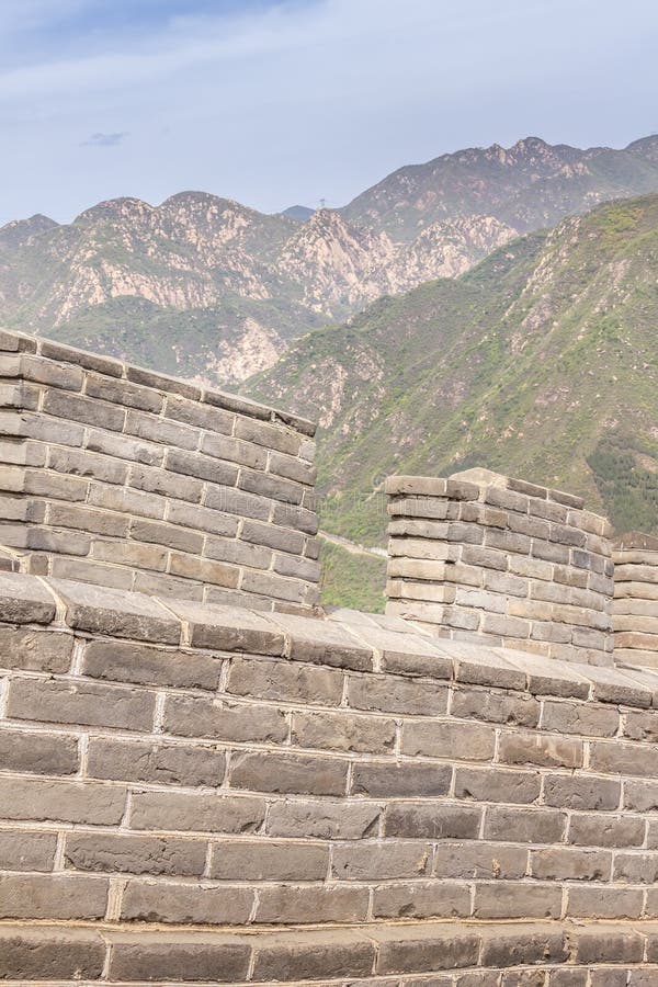 Details of the Great Wall, Beijing Stock Image - Image of heritage ...