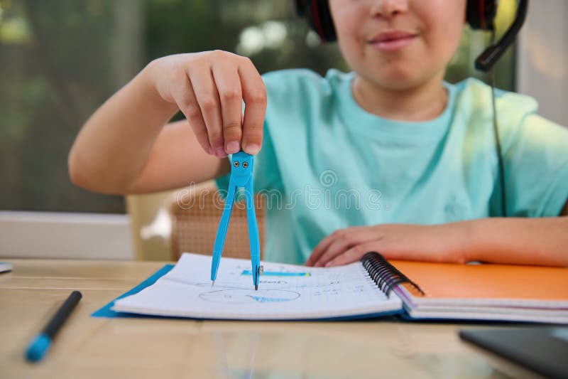 Details: Hand of Schoolgirl, First Grader Holding Pencil, Making Notes ...