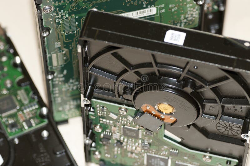 Details of hard disk drive stock photo. Image of servers - 52257326