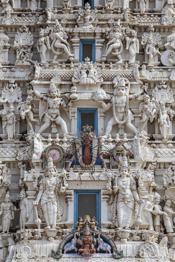 Details of Hindus God in a Temple, Pushkar, India Stock Image - Image ...