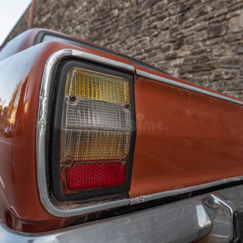 Car Rear Light and Direction Indicator Stock Image - Image of ...
