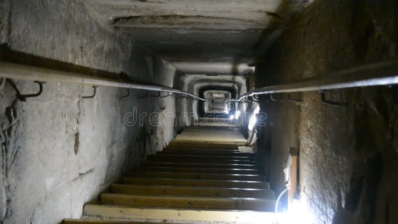 Details of the Interior Passages of the Bent Pyramid of King Sneferu, a ...