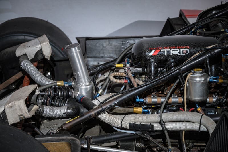 Details of the 1994 Le Mans Toyota 94C-V Prototype V8 Engine Editorial ...