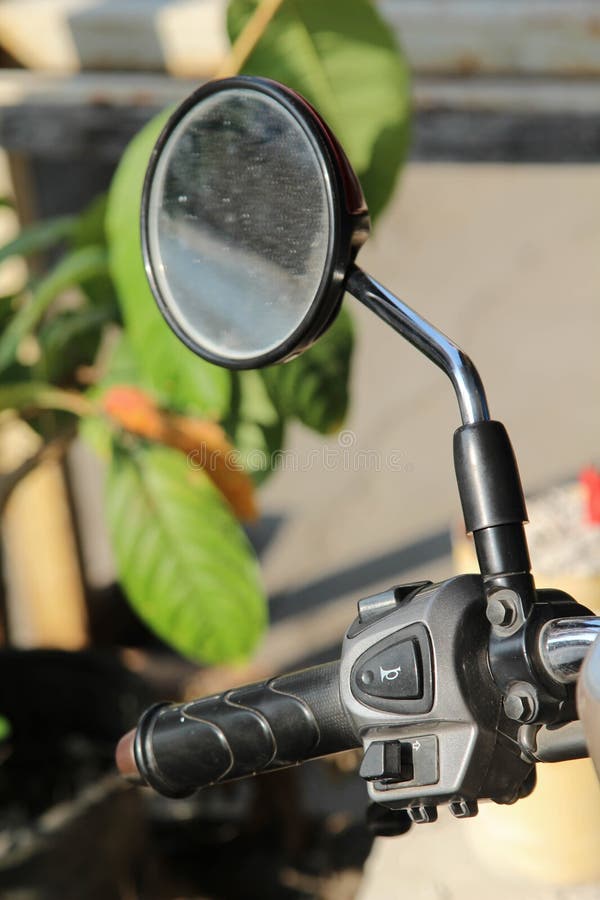 A parts of motorcycle stock image. Image of mirror, mechanic - 377776317