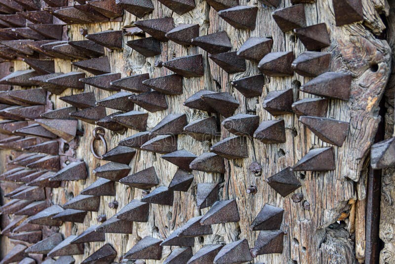 Details of Main Gate in Medieval Castle Stock Photo - Image of relax ...