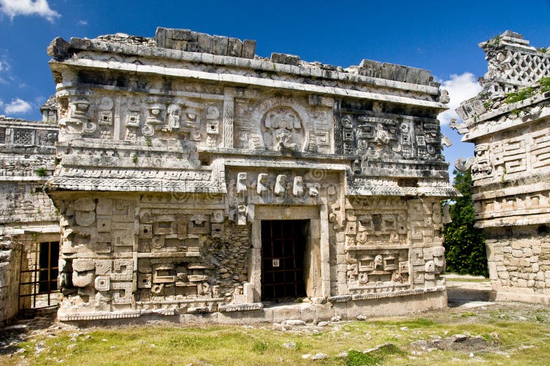 Mayan Ruin Detail at Tulum stock image. Image of ruins - 3935015