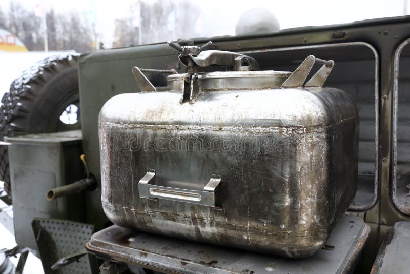 Details of Military Field Kitchen Stock Photo - Image of outdoor, meal ...