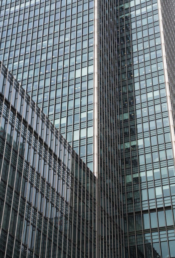 Details of a Modern Glass Skyscraper Office Building Stock Photo ...