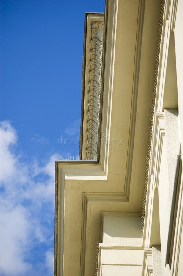 Details of Monumental Building Bottom View Stock Photo - Image of ...