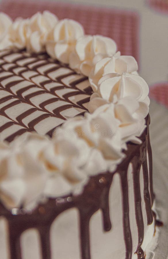 Details of a nice cake stock image. Image of white, food - 221174385