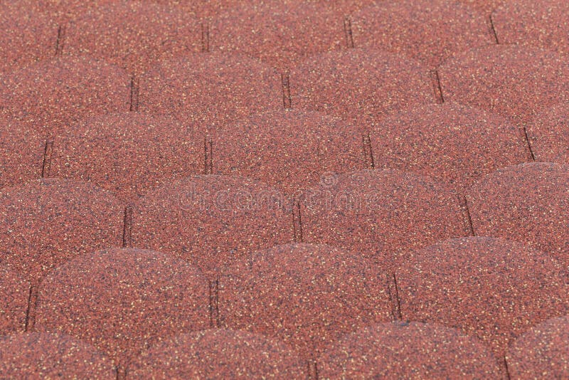 Details Od Red Asphalt Shingle Stock Image - Image of asphalt, labor ...