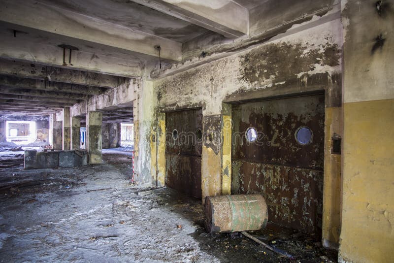 Details of an Old Abandoned Factory Stock Image - Image of abandoned ...