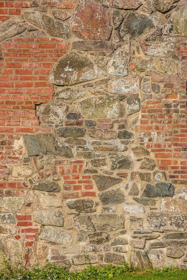 Details of an Old Castle Wall Stock Image - Image of historical ...