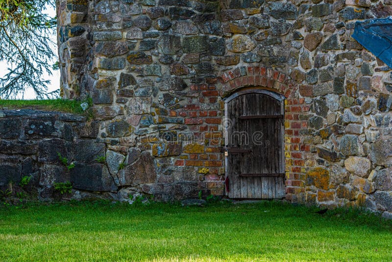 Details of an Old Castle Wall Stock Image - Image of antique, hill ...