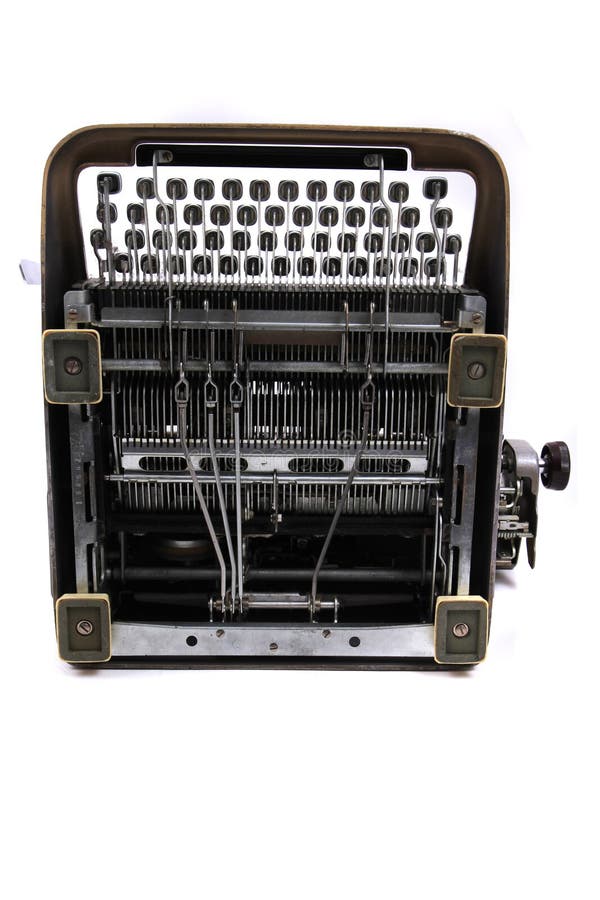 Details of Old Typing Machine Stock Photo - Image of write, concept ...