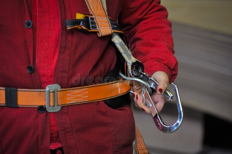 Safety belt stock image. Image of female, caucasian, click - 30940177
