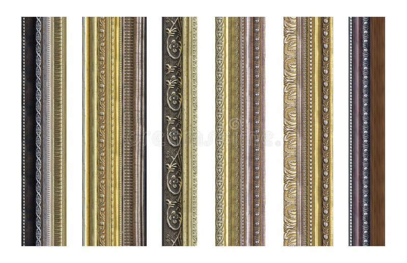 Details of the Picture Frames Stock Photo - Image of elegance, detail ...