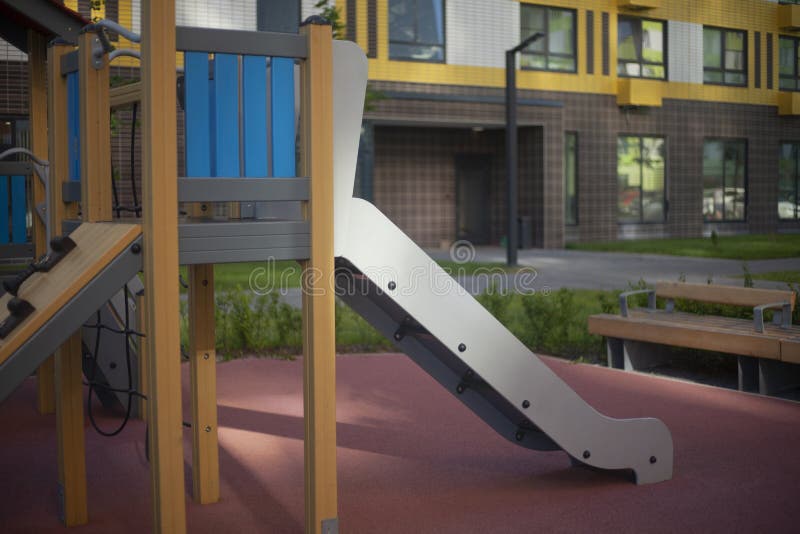Details of the Playground. a Place for Children To Play Stock Photo ...