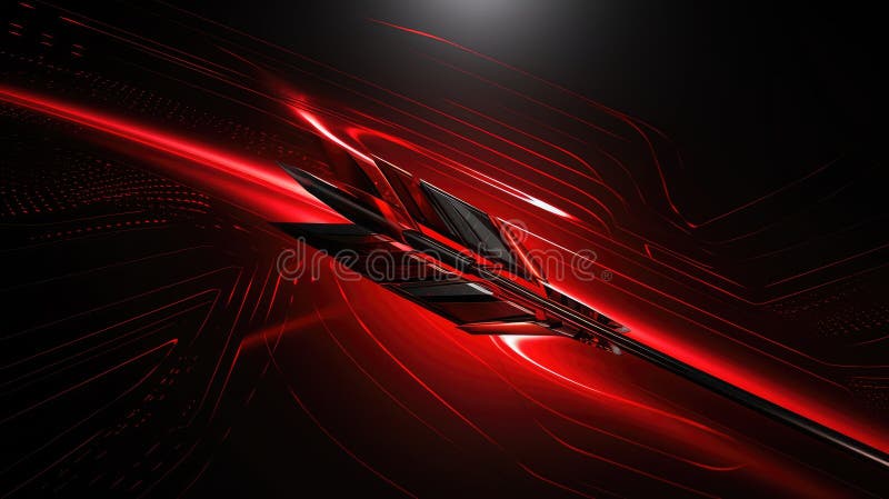 Details red arrow 3d stock illustration. Illustration of dimension ...