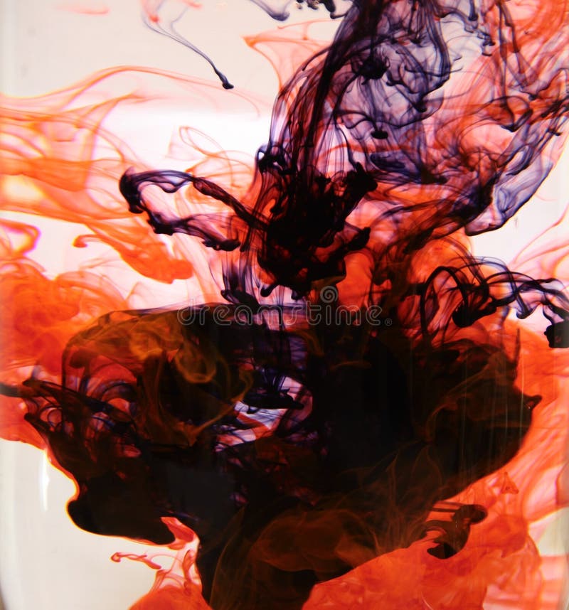 Red ink in water. stock photo. Image of abstract, luma - 171015816