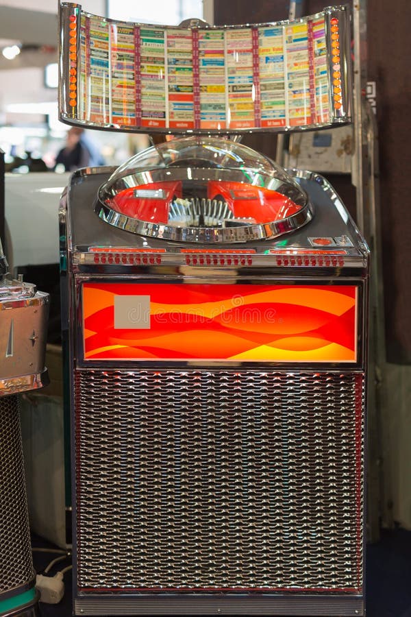 Details of Retro Jukebox: Music and Dance in the 1950s Stock Photo ...