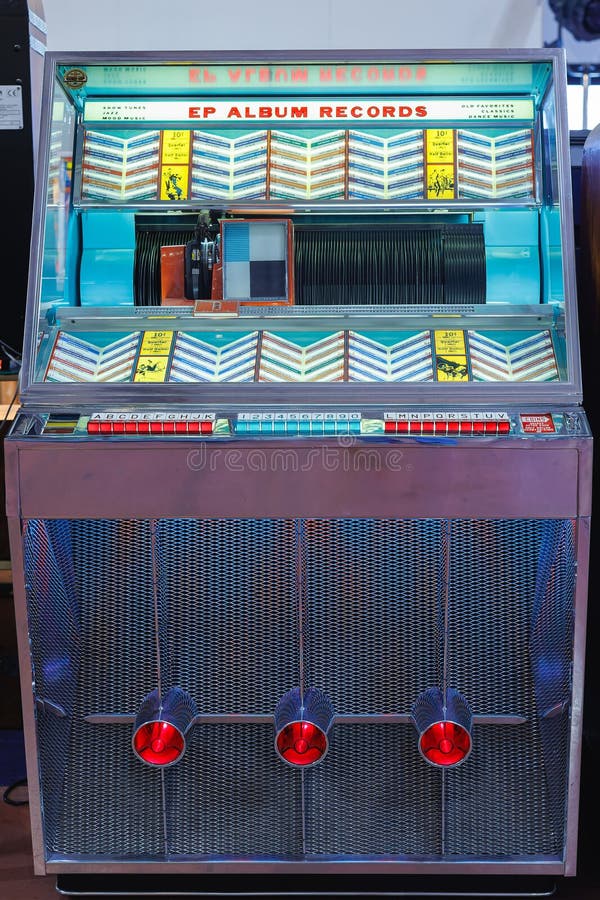 Details of Retro Jukebox: Music and Dance in the 1940s and 1950s Stock ...