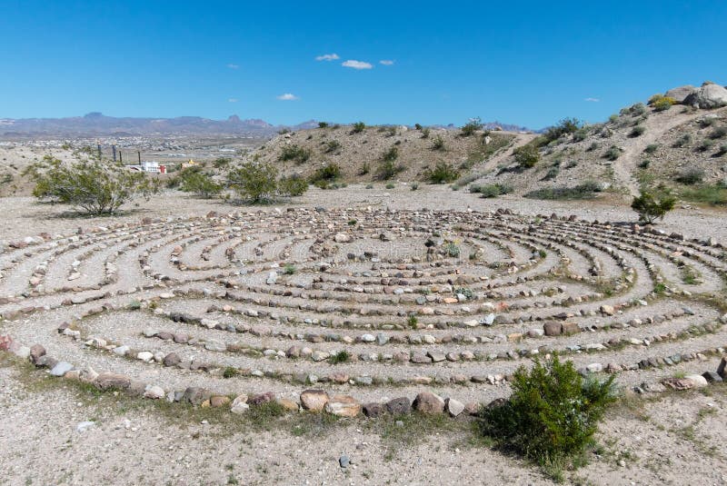The Laughlin Labyrinths, Laughlin, Nevada Stock Photo - Image of ...