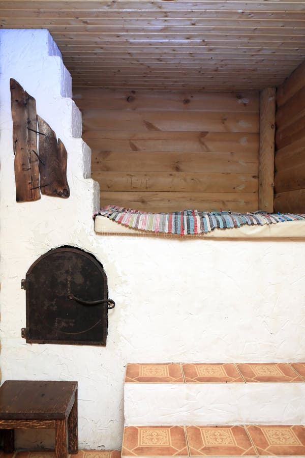 Details of Russian stove stock photo. Image of fireplace - 73966576