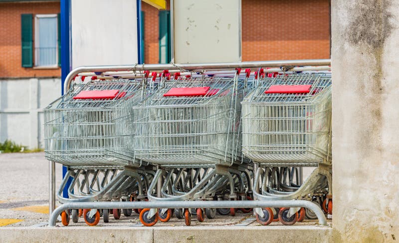 Details of shopping carts stock image. Image of carts - 73223057