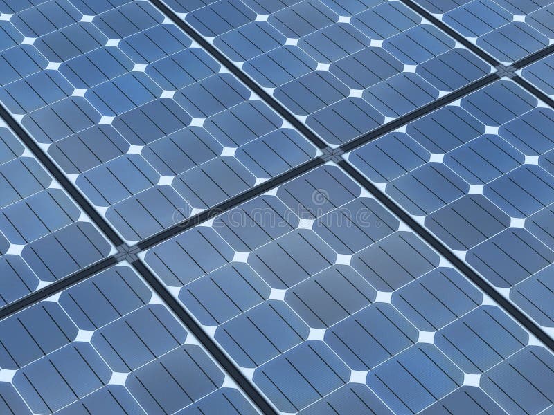 Details of solar panels stock illustration. Illustration of renewable ...