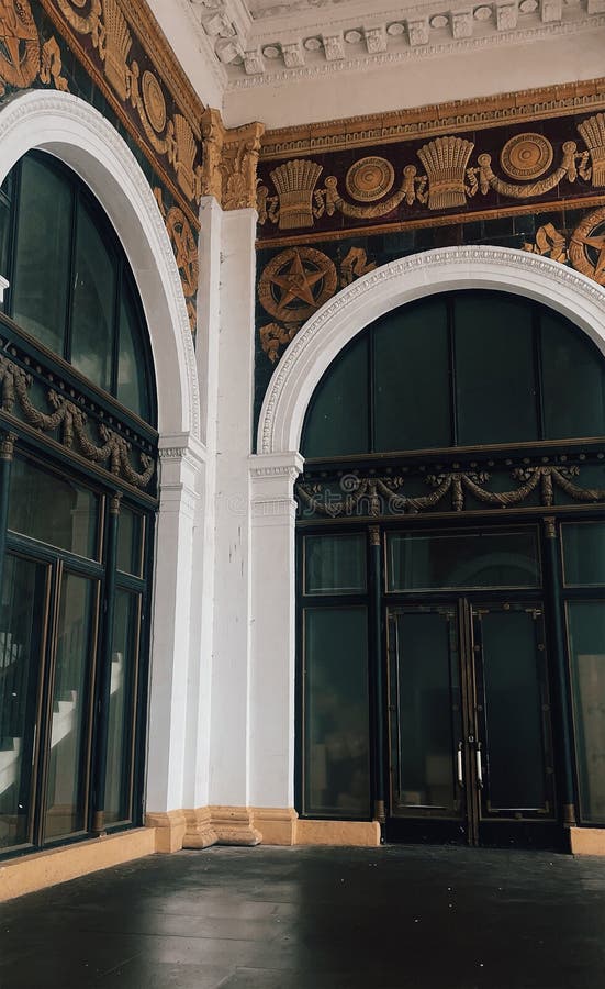 Details of Soviet Architecture Stock Image - Image of travel, europe ...