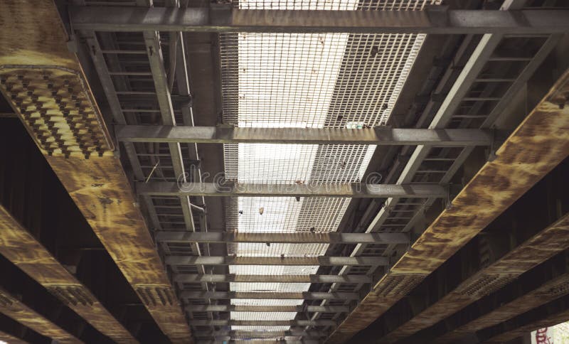 Details of the Structure of the Bridge. Stock Photo - Image of ...