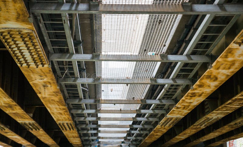 Details of the Structure of the Bridge. Stock Image - Image of bridge ...