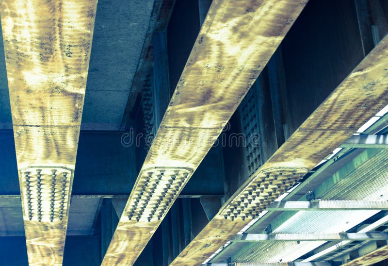 Details of the Structure of the Bridge. Stock Photo - Image of ...
