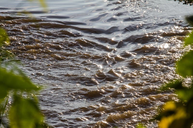 The Texture of the River Flow As Background. Stock Photo - Image of ...