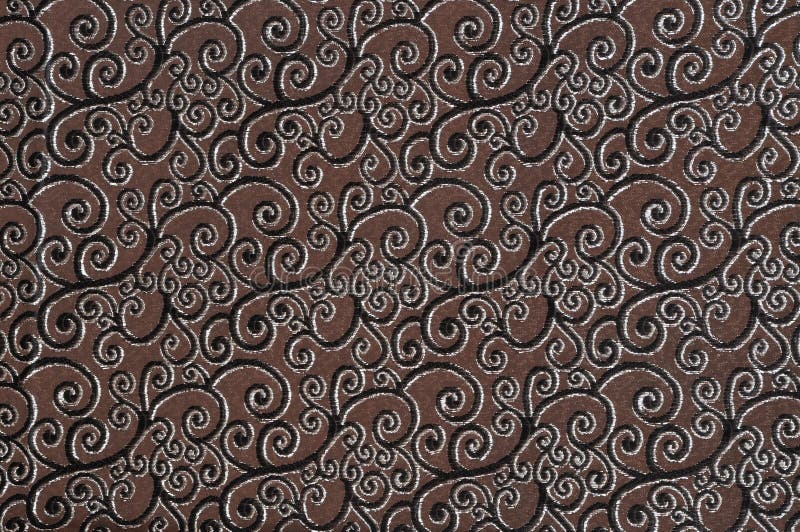 Brown Colored Patterned Fabric Texture Stock Photo - Image of canvas ...