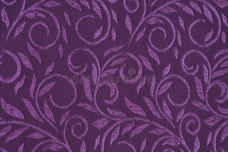 Purple Colored Patterned Fabric Texture Stock Image - Image of cloth ...