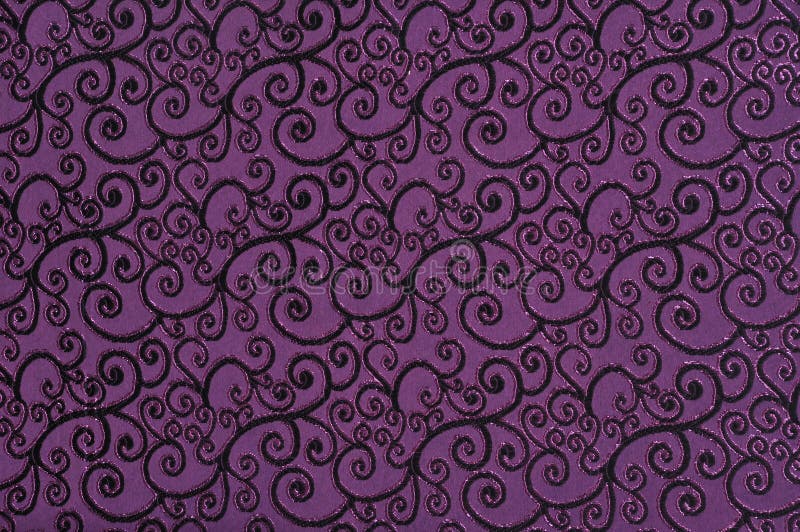 Purple Colored Patterned Fabric Texture Stock Image - Image of canvas ...