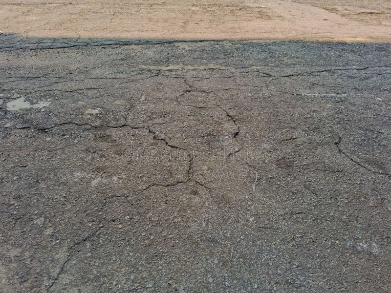 Details and Textures of an Asphalt Floor Stock Image - Image of piso ...