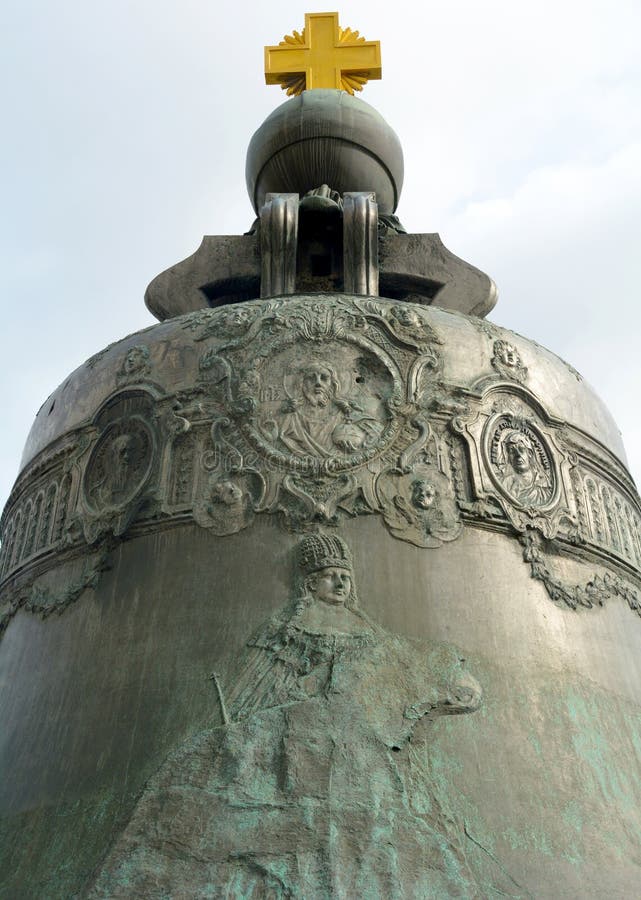 Details of Tsar Bell in Moscow Kremlin Stock Photo - Image of cathedral ...
