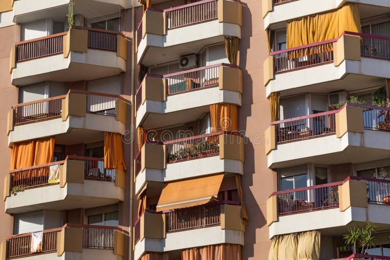 Details of the Typical Modern European Residential Building Stock Photo ...