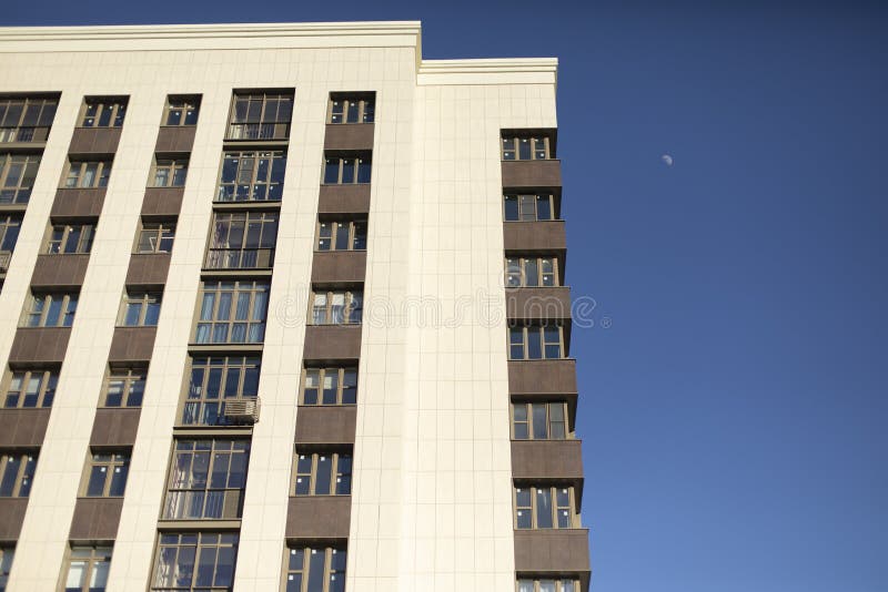 Details of Urban Architecture. Building is in Living Area Stock Image ...