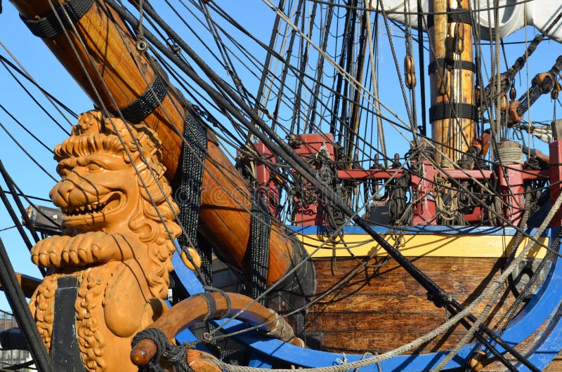 Zeilschip stock illustratie. Illustration of kunstwerk - 35807455