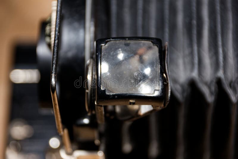 Details of a Vintage Bellows Camera Stock Photo - Image of bellows ...