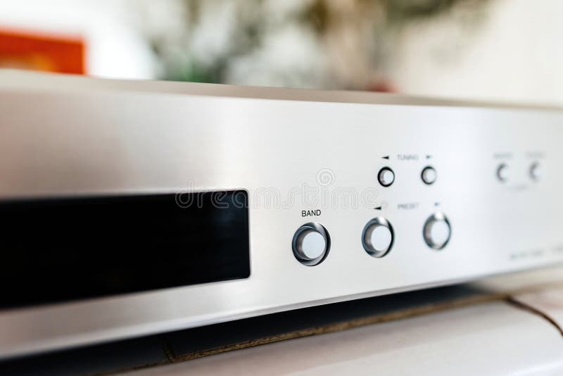 Hi-Fi Radio Tuner Band Selection Buttons on the Aluminum Front Panel ... Hi-Fi Radio Tuner Band Selection Buttons on the Aluminum Front Panel ...