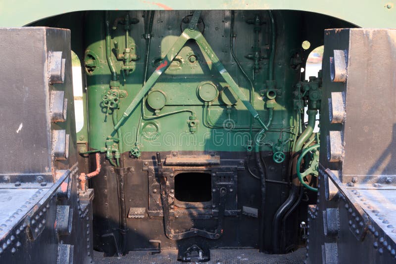 Inside The Engine Room Of A Steam Train Stock Photo - Image of historic ...
