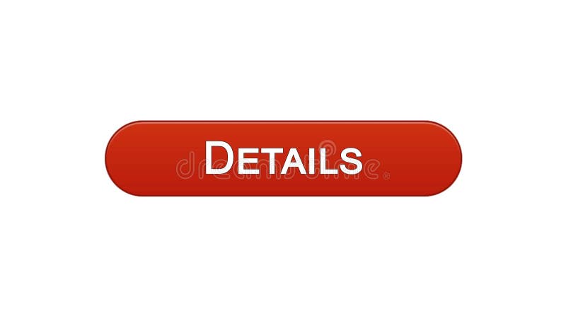 Details Web Interface Button Blue Color, Additional Information, Analysis Stock Illustration ...