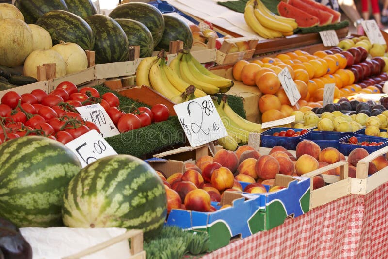 Detalhe Do Stll Da Fruta, Veneza Imagem de Stock - Imagem de caso ...